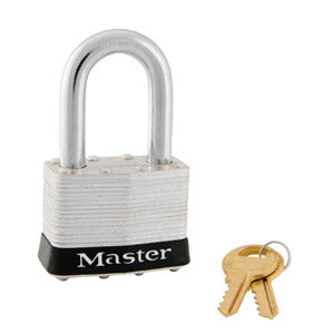 Master Lock 5LF Laminated Steel Padlock (Colored Bumper) — MasterLocks.com