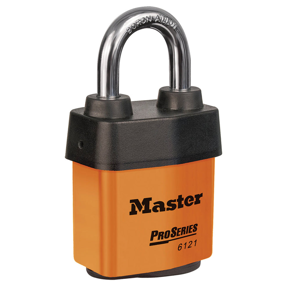 Master Lock 6121 ProSeries® Weather Tough® Laminated Steel Rekeyable P ...