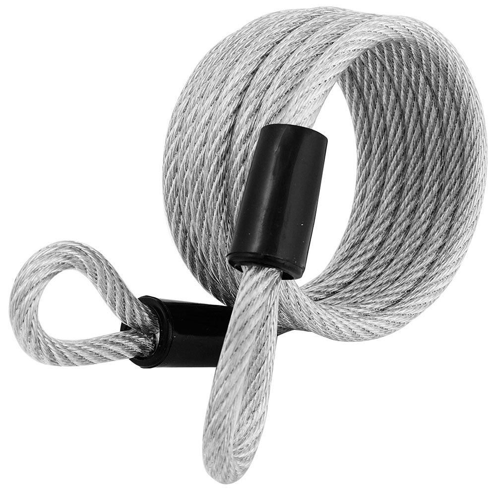 Master Lock 65D 6ft (1.8m) Long x Diameter Looped End Cable 1/4in (6mm ...